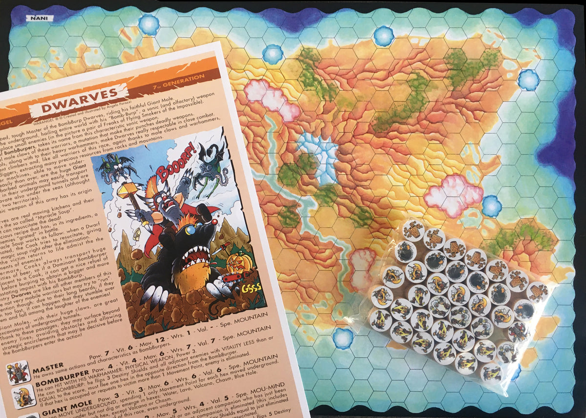 WARANGEL - DWARVES Race & Map (Expansion) – Pit of Infinite Shadow WARANGEL - DWARVES Race & Map (Expansion) – Pit of Infinite Shadow