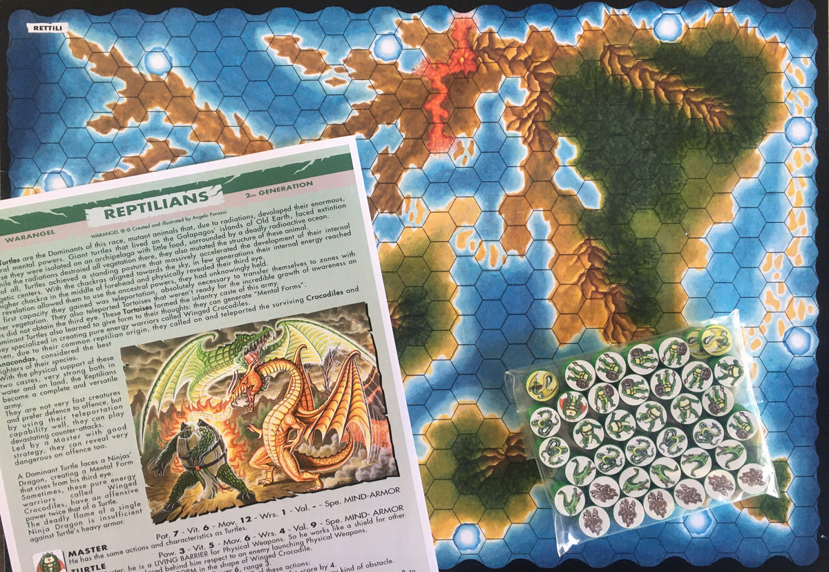 WARANGEL - REPTILIANS Race & Map (Expansion) – Pit of Infinite Shadow WARANGEL - REPTILIANS Race & Map (Expansion) – Pit of Infinite Shadow