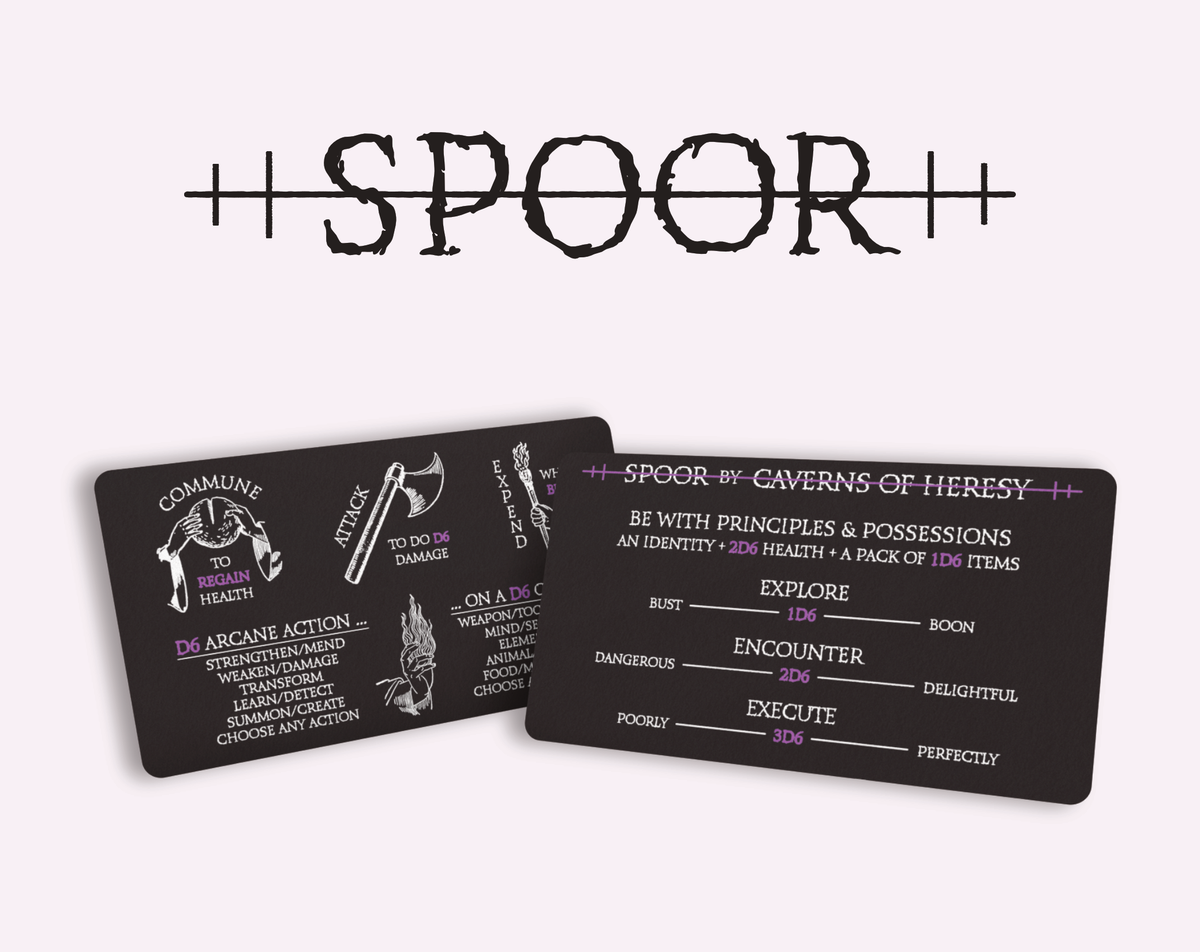 Spoor (Business Card RPG) – Pit of Infinite Shadow